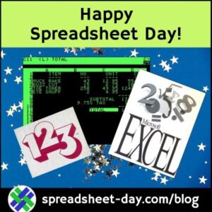 Spreadsheet Day – Celebrating spreadsheets every day